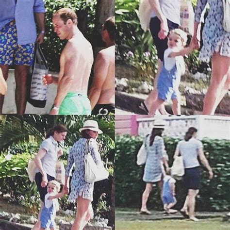 “the Cambridges And Middletons Holiday In Mustique Prince George C