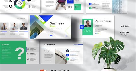 Шаблон презентации бизнес плана Шаблоны презентаций Включая бизнес и мощность Envato