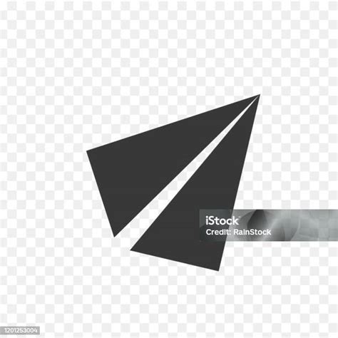 Icône Davion En Papier Illustration De Vecteur De Stock Disolement Sur
