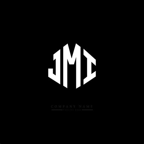 Diseño De Logotipo De Letra Jmi Con Forma De Polígono Jmi Polígono Y