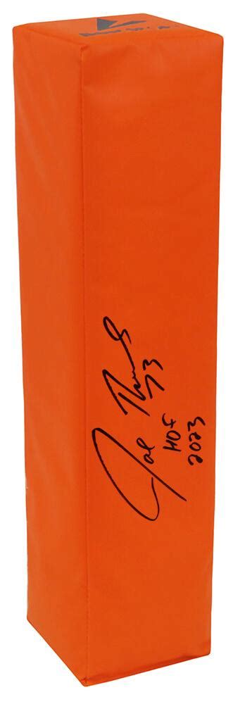 Joe Thomas Signed Endzone Pylon Inscribed Hof 2023 Schwartz