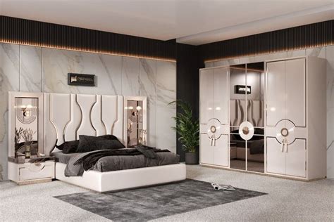 Jvmoebel Schlafzimmer Set Modern Schlafzimmer Set Bett Kleiderschrank