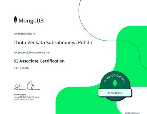 Mongodb Certification Dataengineering Databasesolutions Datainnovation Databasemanagement