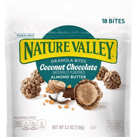 Nature Valley Granola Bites Toasted Coconut Chocolate 53 Oz Delivery
