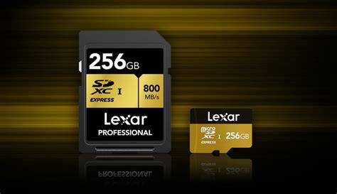 Lexar Sd Express And Micro Sd Express Development Announced Cined