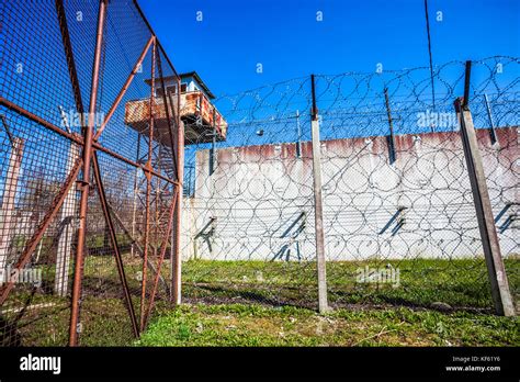 Abandoned Soviet Time Prison Stock Photo Alamy