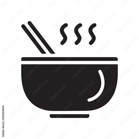 Stockvector Asian Food Menu Line Icons Oriental Dishes Linear Style
