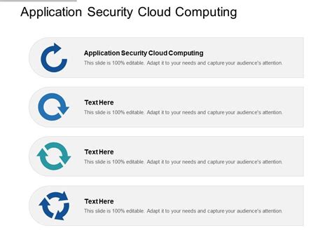 Application Security Cloud Computing Ppt Powerpoint Presentation