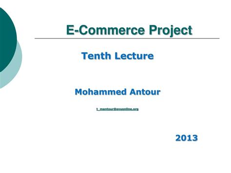 Ppt E Commerce Project Powerpoint Presentation Free Download Id1631295