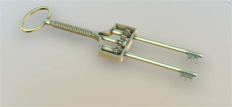 Файл Stl Вилли Вонка и шоколадная фабрика Ключ от изобретательской