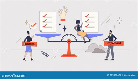 Prioritization Method For Effective Time Management Retro Tiny Person