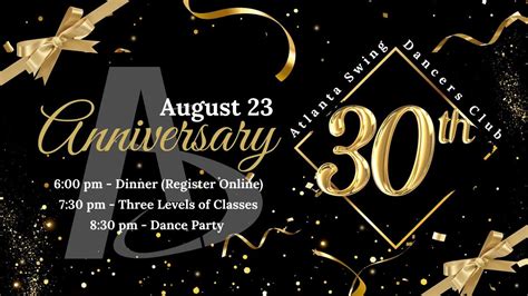 Asdc 30th Anniversary West Coast Swing Classes And Dance Party