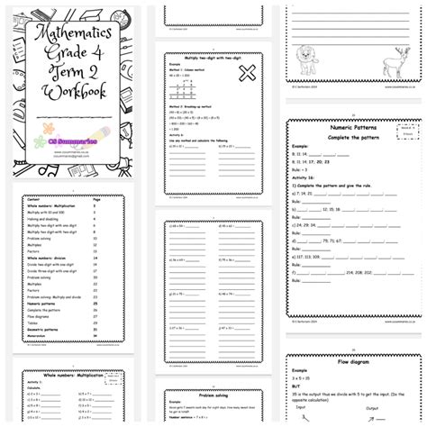 Mathematics Grade 4 Term 2 Workbook Oefen Jou Wiskunde