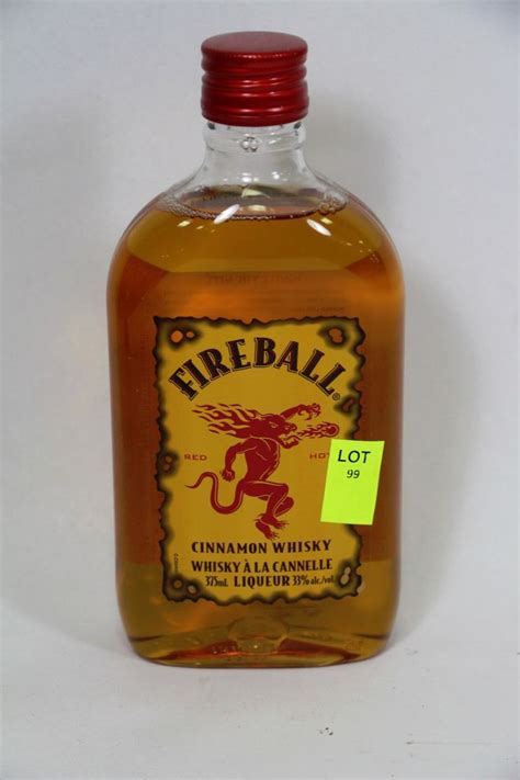 Three 375ml Bottles Of Fireball Cinnamon Whisky