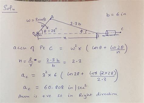 Solved Link Oa Is Given A Constant Clockwise Angular Velocity W