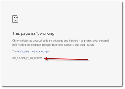 Bypassing The Xss Auditor Error In Chrome