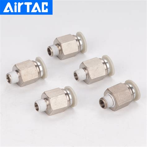 AirTAC亚德客气管快速接头APC 螺纹直通 M 虎窝淘