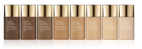 Estee Lauder Double Wear Foundation Colour Chart