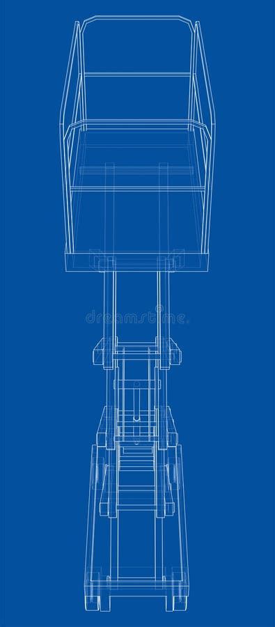 剪式升降概念轮廓 矢量图 向量例证 插画 包括有 延伸 剪刀 绞刑台 例证 时段 高度 船具 185311623