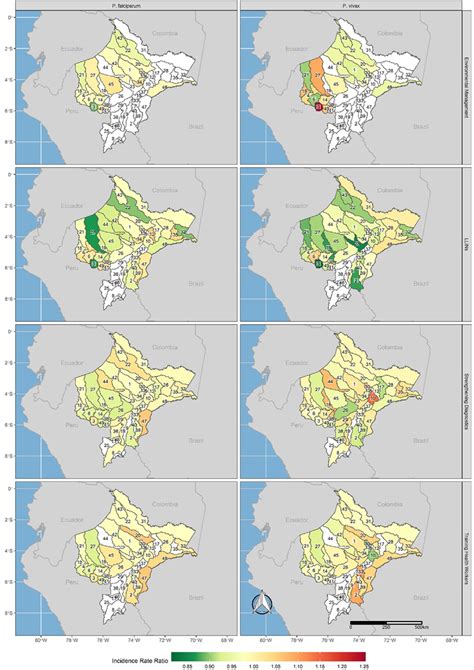 Incidence Rate Ratios And Uncertainty Intervals For Each Intervention