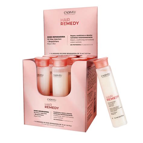 Cadiveu Hair Remedy Dose Reparadora Amp 15 Ml Cadiveu Hair Remedy