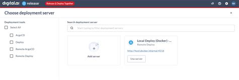 Add New Deployments · Digitalai Release