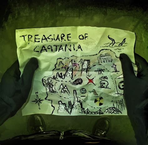 Captania Treasure Map Romantically Apocalyptic Wiki Fandom