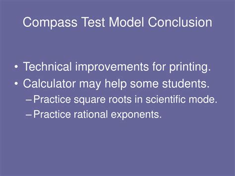 Ppt Compass Test Model Powerpoint Presentation Free Download Id