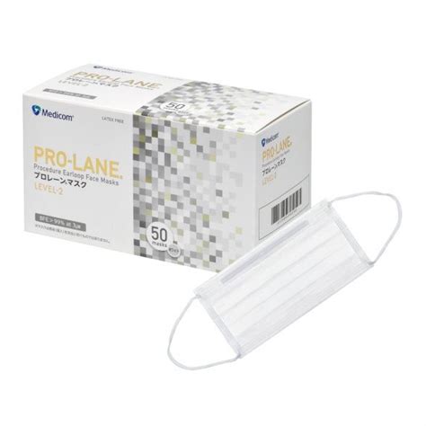日版 Medicom Pro Lane Procedure Earloop Face Mask Level 2 美容＆化妝品 指甲美容