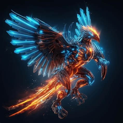 Premium Photo Phoenix Robot