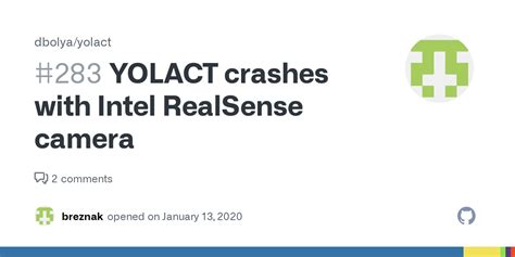 YOLACT Crashes With Intel RealSense Camera Issue 283 Dbolya Yolact