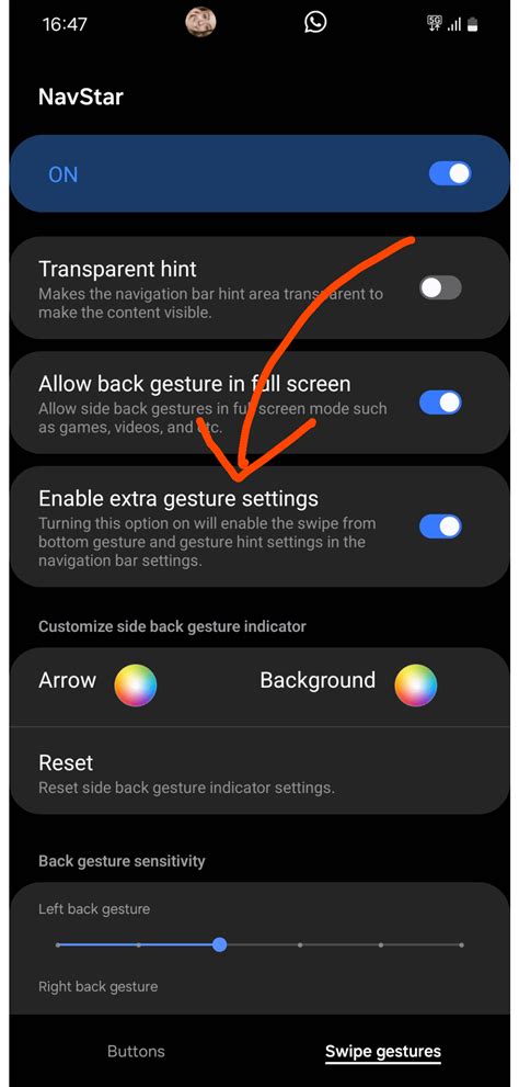 One Ui V61 Navigation Gestures Rsamsung