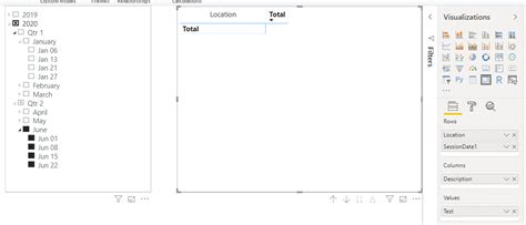 Powerbi Power Bi Filtering Issues With Matrix Stack Overflow