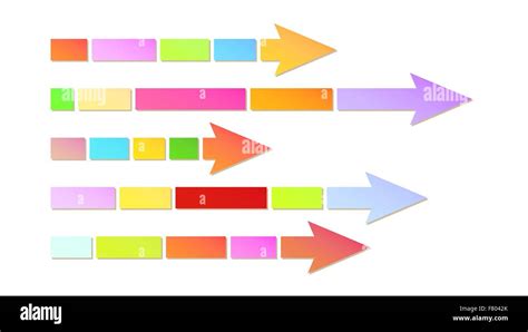 Arrow With Divided Line Stock Vector Image Art Alamy
