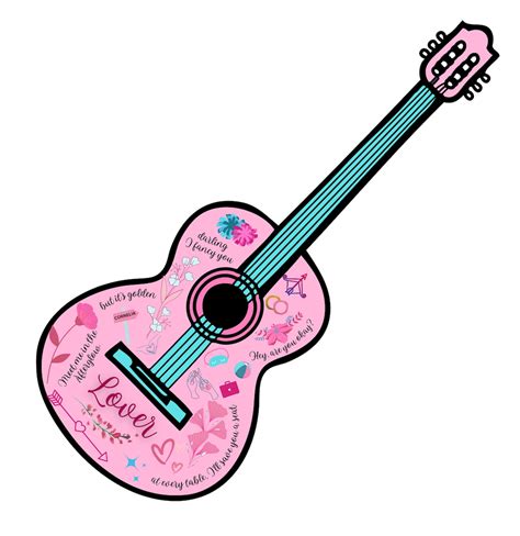 Taylor Swift Digital Download Recent Album Png Bundle Guitars