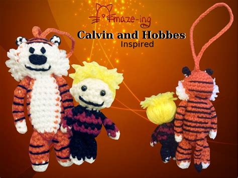 Amaze Ing Calvin And Hobbes Inspired Dolls By Amaze Inghats On Deviantart