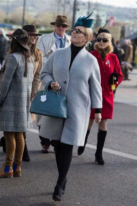 Zara Tindall Oozes Confidence In Waist Cinching Coat And Chic Gloves