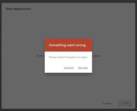Google Apps Script How Do I Solve The Error When Attempting To Deploy
