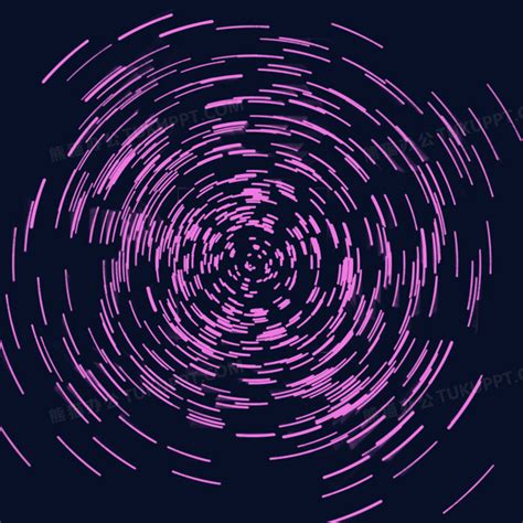紫色星轨运行轨迹插画PNG图片素材下载 插画PNG 熊猫办公