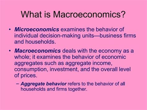 Introduction To Macroeconomics Ppt