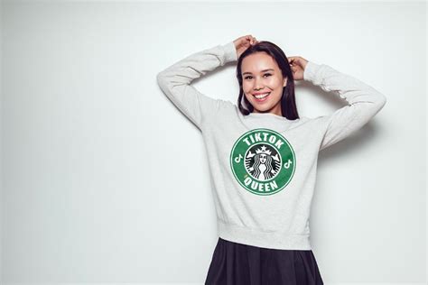 Starbucks Logo Tiktok Queen Svg Png Tik Tok Coffee Cup Label Cut File