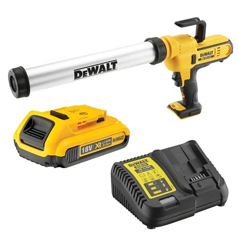 DeWalt DCE D XE V XR Li Ion Cordless Mm Sausage Caulking Gun Ah Combo Kit Alliance