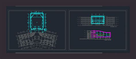 Convention Center In Dwg 124 Mb Cad Library