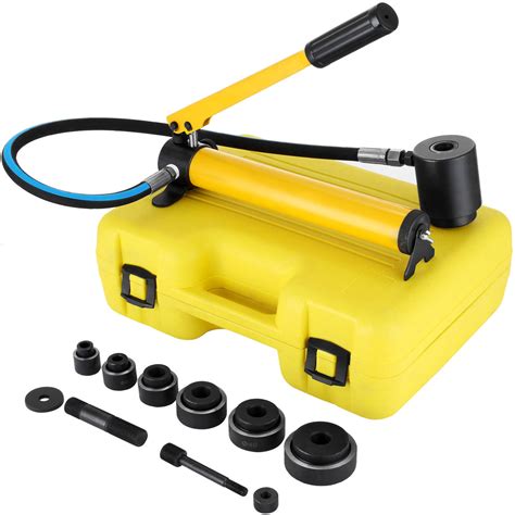 VEVOR 10 Ton 1 2 To 2 Hydraulic Knockout Punch Driver Tool Kit