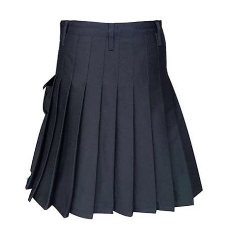 Black Police Utility Kilt Scottish Kilt Collection