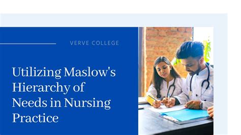 Explore Maslows Hierarchy Of Needs In Nursing Practice