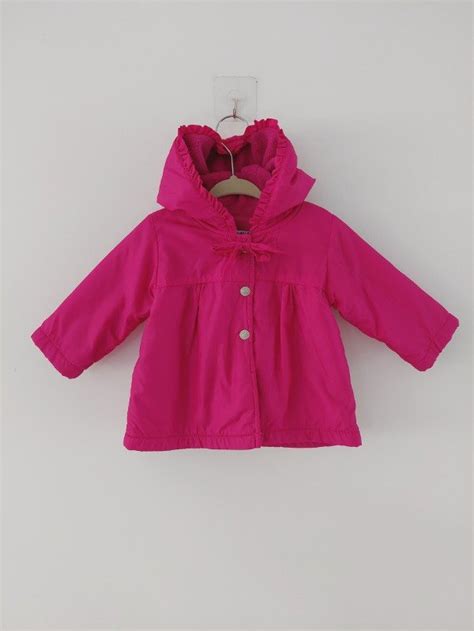 Campera Tipo Saco Fucsia Forrado En Polar Mimo Meses Ropita Linda