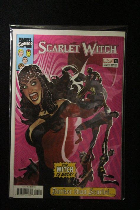 Scarlet Witch 1 Adam Hughes Classic Homage Variant Cover Auction