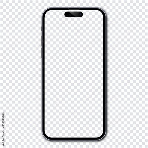 Realistic Smartphone Mockup Vector Smart Phone Mockup For Ui Ux