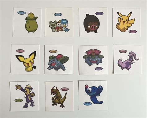 ポケモン デコキャラシール メルカリ